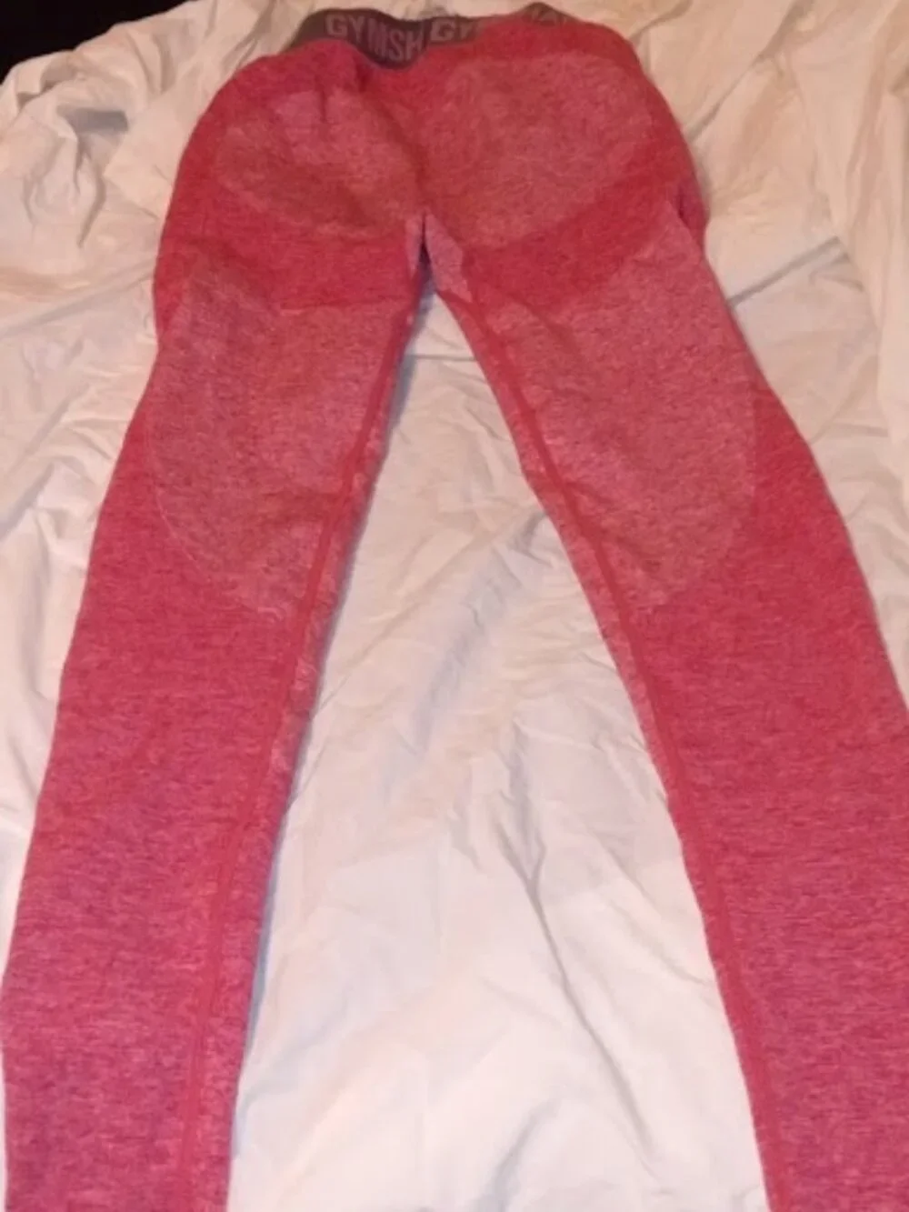 Gymshark | Pants & Jumpsuits | Gymshark Red Ladies Dry Leggings Small ...